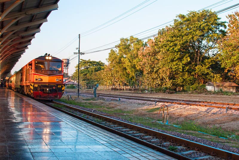 Train station stock image. Image of arrival, light, line - 48691361