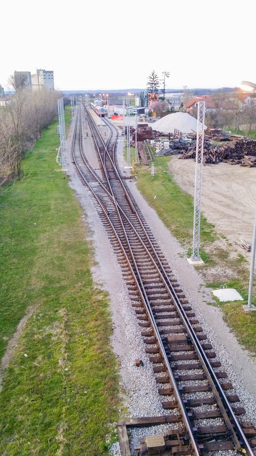 Train stock image. Image of station, sunny, train, spring - 53898033