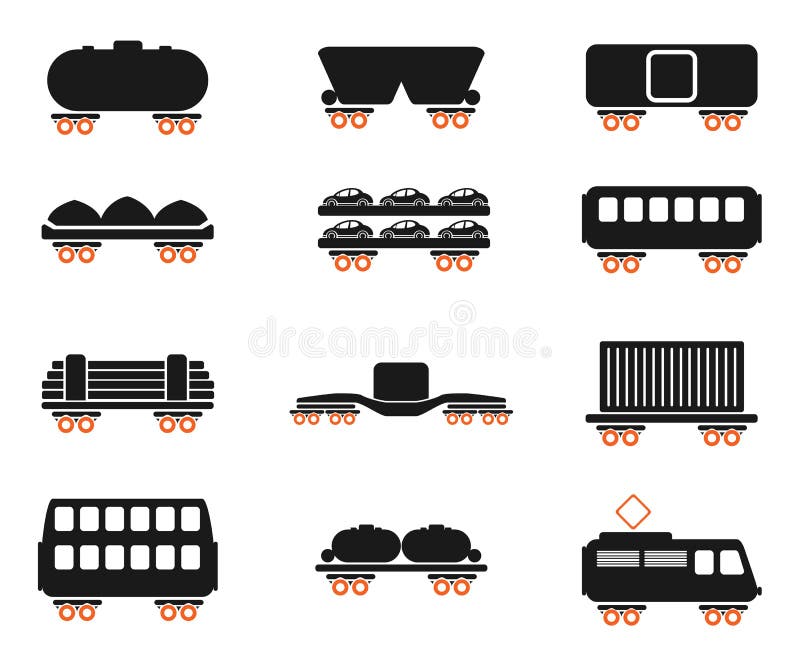 Train station symbols stock vector. Illustration of sign - 65991893
