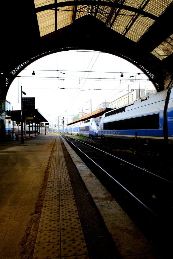 Train Station, Track, Transport, Light Stock Photo - Image of light ...