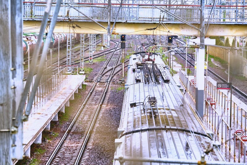 Train Station View from Above Color Stock Photo - Image of koln ...
