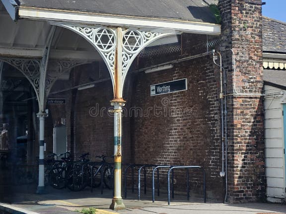 Train Station in Worthing, England Stock Photo - Image of worthing ...