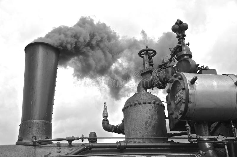 Train Steam Engine Blowing Back Smoke Stock Photo - Image of memories ...