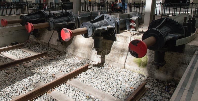 Train Stop editorial image. Image of stop, mode, track - 43447220