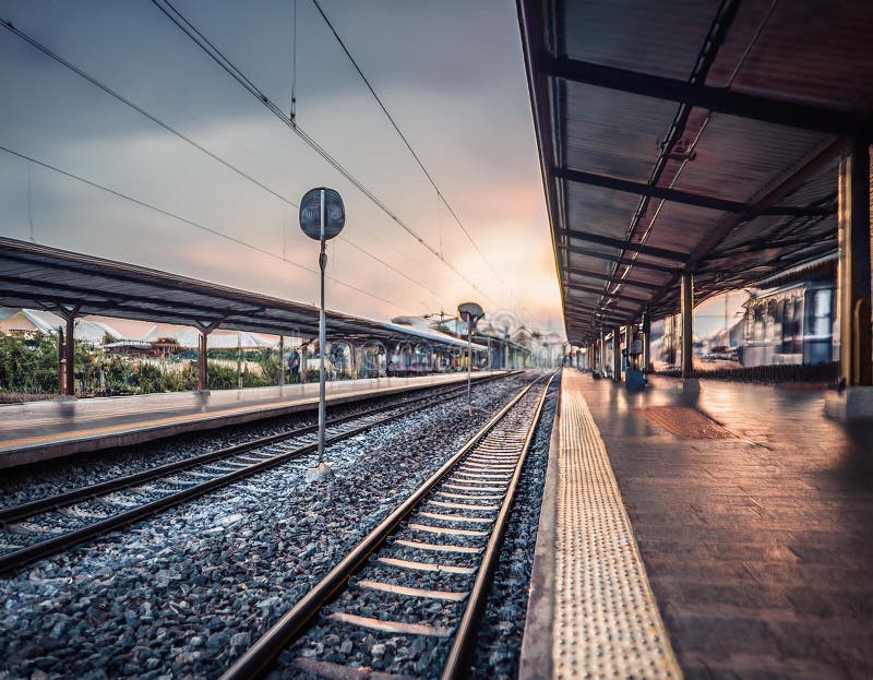 Train Stop Series stock illustration. Illustration of brown - 357407947