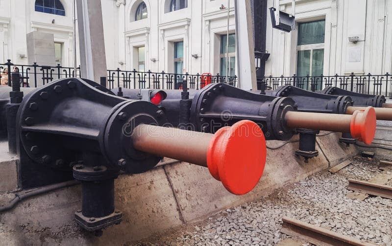 Train stopper stock photo. Image of railroad, industry - 12645886