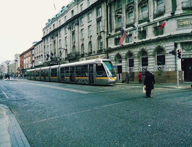 Train on street editorial photo. Image of beautiful - 157819971