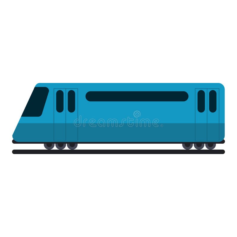 Train Sur Le Frontview De Rails Illustration de Vecteur - Illustration ...