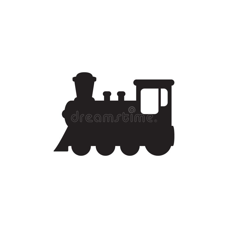 Train Icon, Train with Smoke Symbol Icon, Old Locomotive Silhouette ... Train Icon, Train with Smoke Symbol Icon, Old Locomotive Silhouette ...