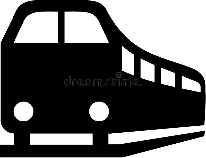 Train symbol railway stock vector. Illustration of vehicle - 107203960