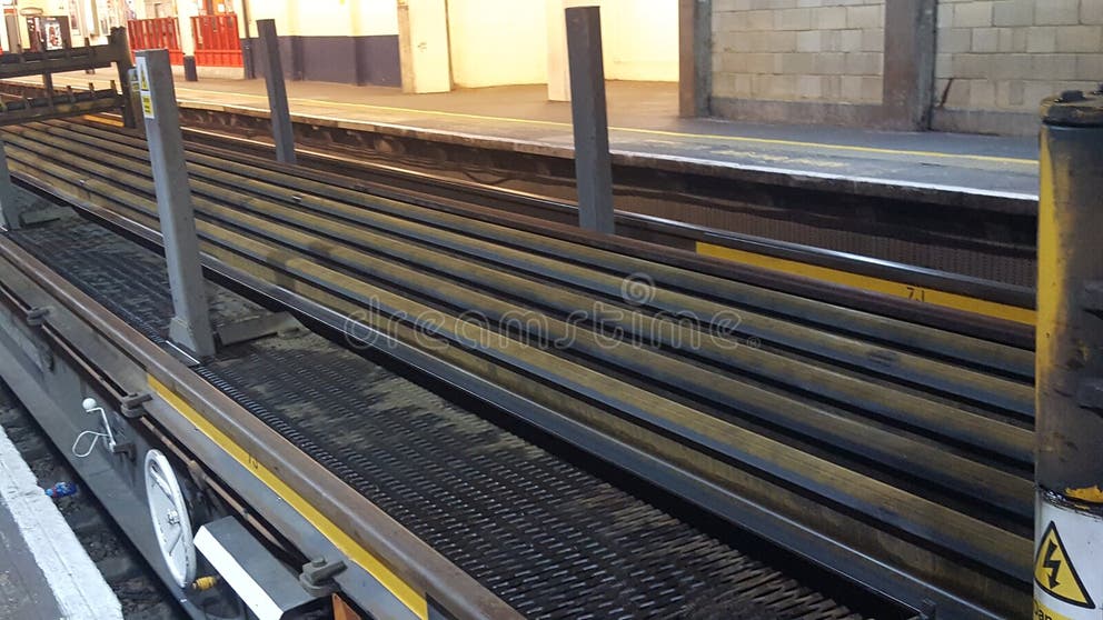 Train tacks under bridge stock photo. Image of tain, tacks - 75255152