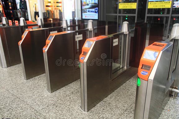 Train ticket check editorial photo. Image of access, barrier - 69030251
