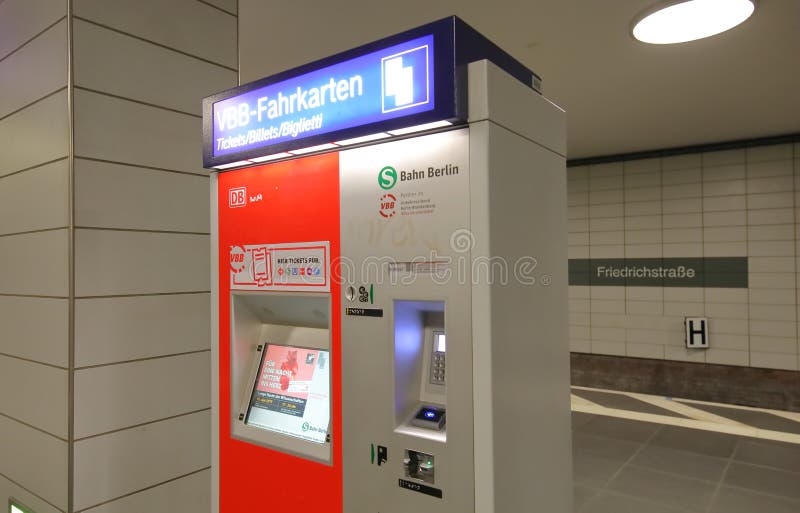 Bvg Ticket Vending Machine Metro Station Berlin Germany Stock Photos ...