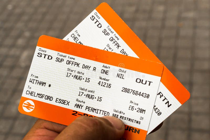 Train Tickets stock image. Image of railway, card, transportation ...