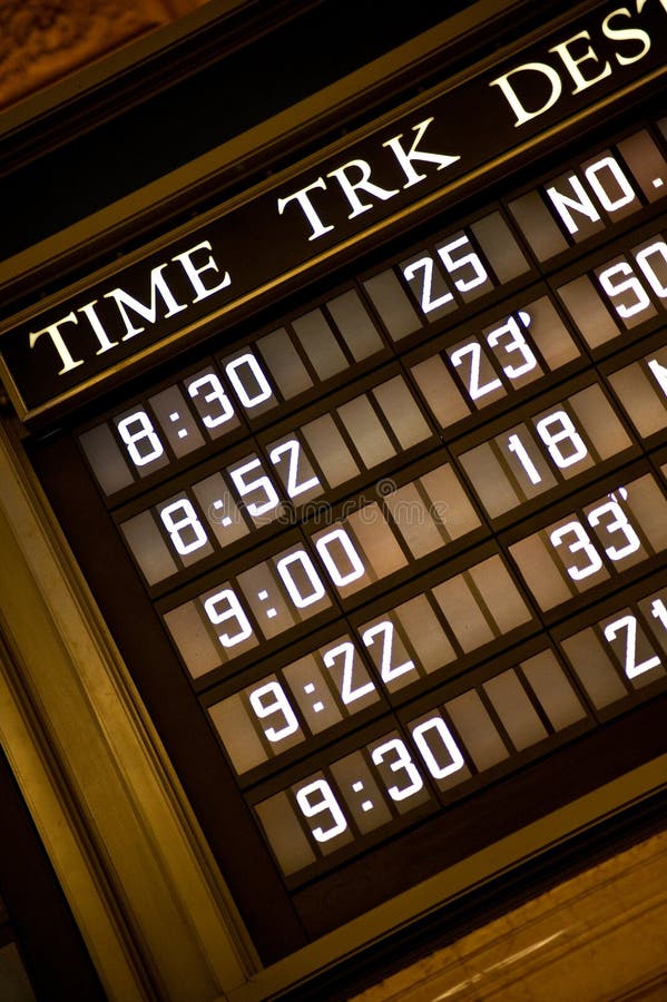 Train timetable stock photo. Image of train, station, city - 9220376