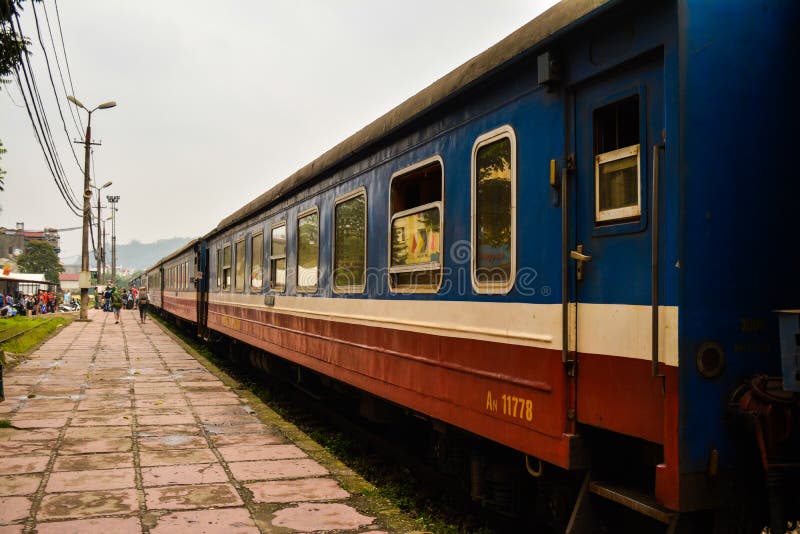Train to Sapa stock image. Image of village, sapa, train - 58014593
