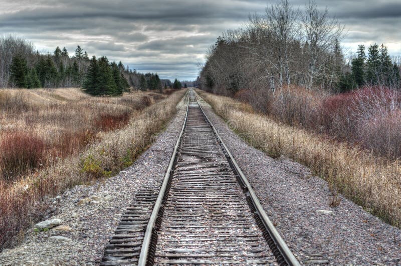 Straight Train Track