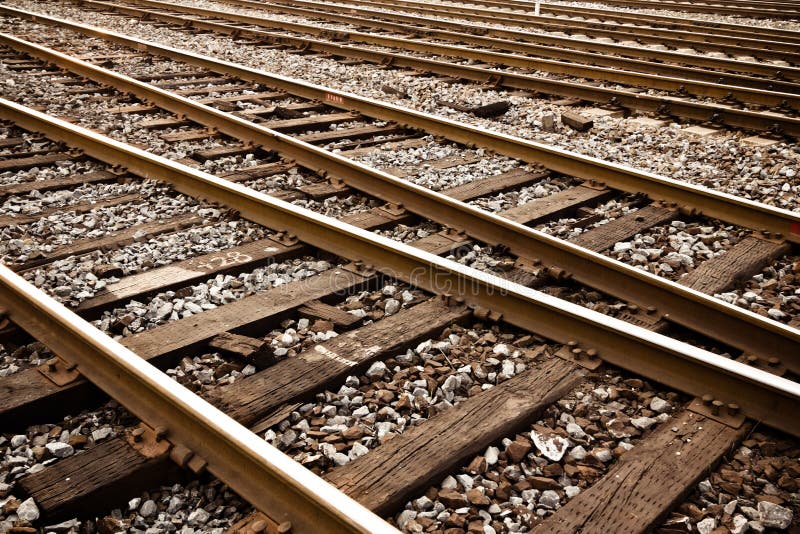 Train track features stock image. Image of station, railroads - 30905729