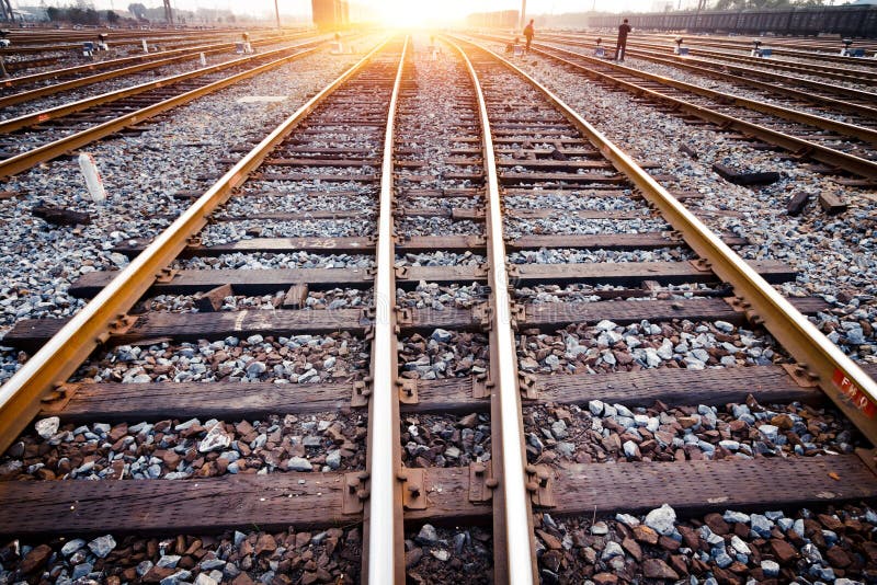 Train track features stock photo. Image of outdoor, abstract - 30907412