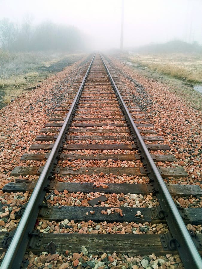 Train Track Heading Fog Stock Photos - Free & Royalty-Free Stock Photos ...