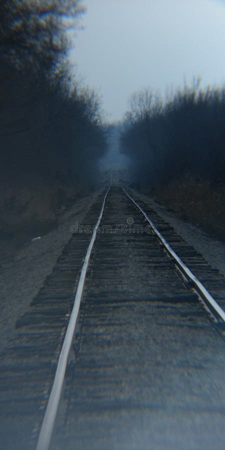 Train track with no train stock photo. Image of track - 141519736