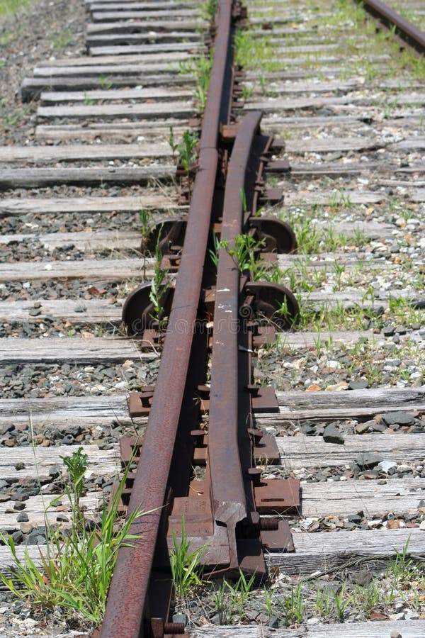 Train Track Siding Switch 2 Stock Image - Image of technology ...
