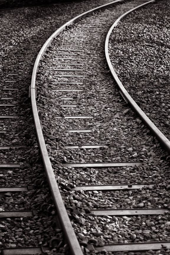 Train tracks stock image. Image of background, rails - 12545901