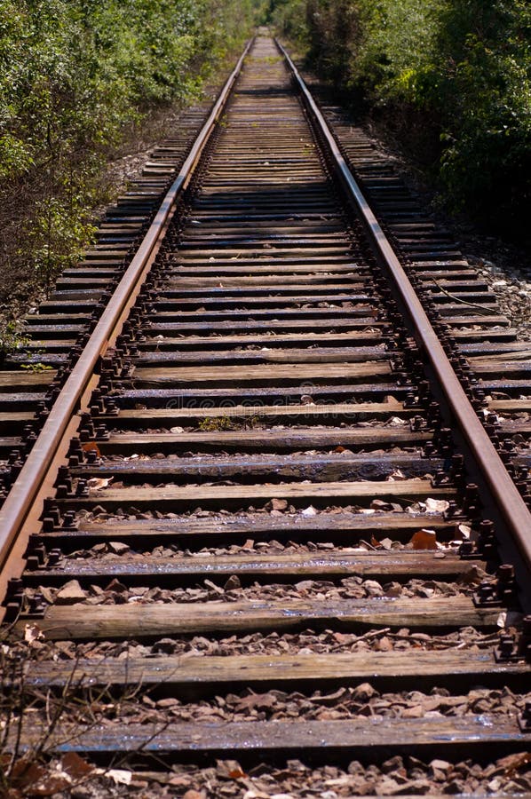 Train tracks stock image. Image of transportation, locomotive - 20266323