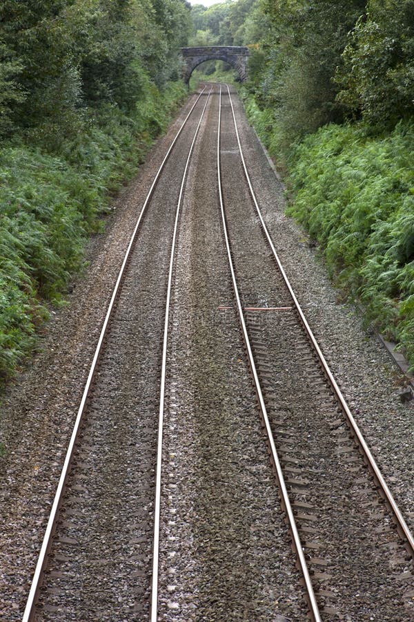 Train tracks stock image. Image of subway, commuter, rail - 27819875