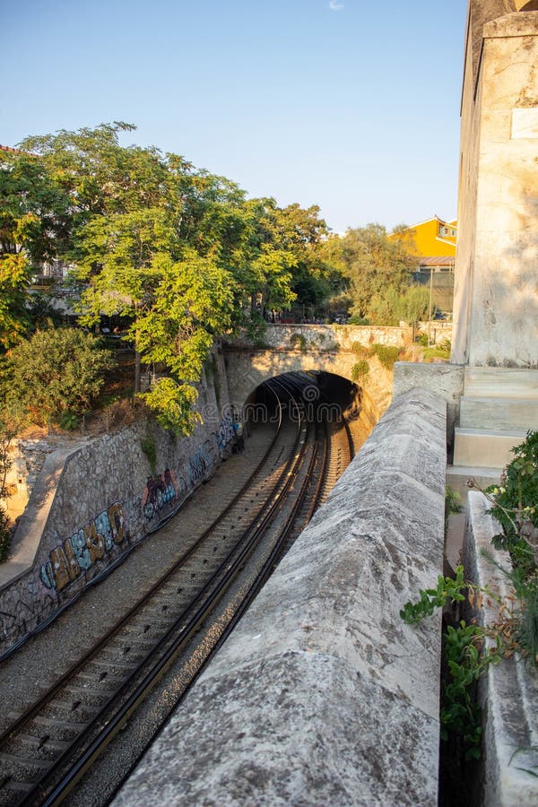 Train tracks editorial photography. Image of ancient - 182947437