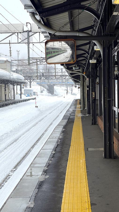 646 Train Station Snow Japan Stock Photos - Free & Royalty-Free Stock ...