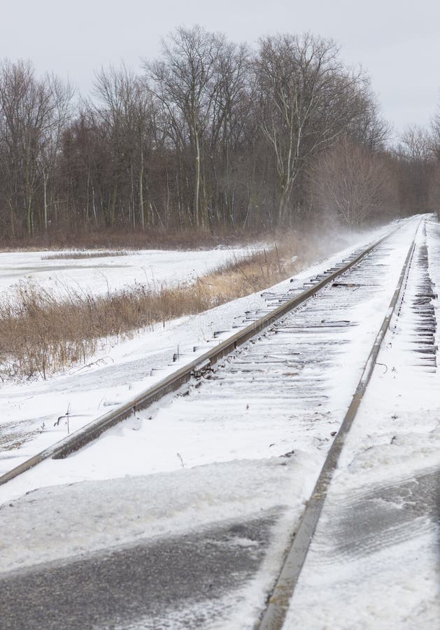 Train tracks stock photo. Image of blowing, train, year - 64842018