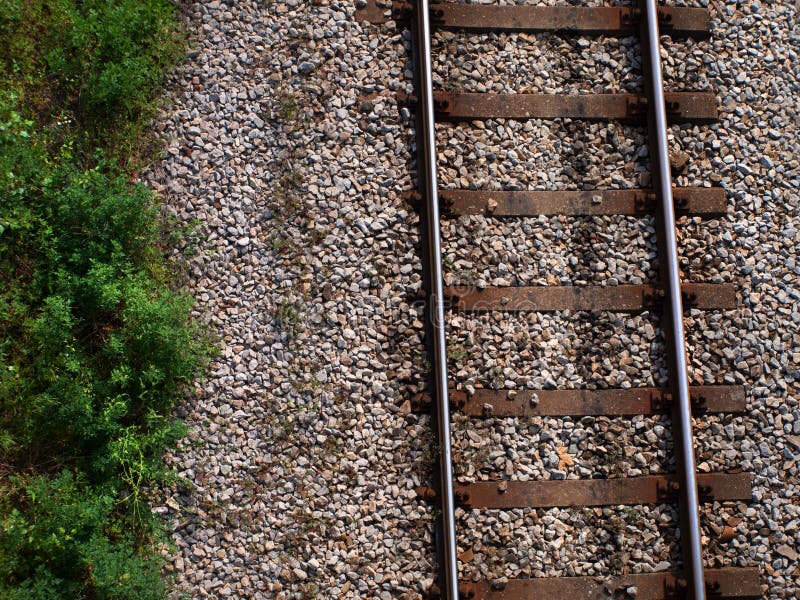 Train tracks stock image. Image of rails, commuting, rocky - 13466379