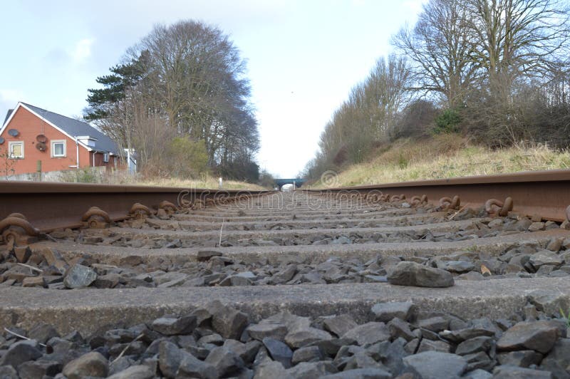 Train tracks stock image. Image of outdoor, train, background - 89797981