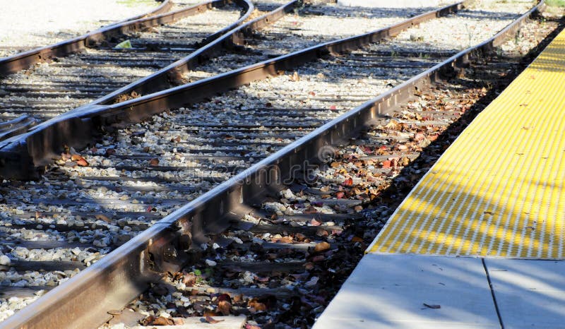 Train tracks stock image. Image of railway, railroad - 47966807