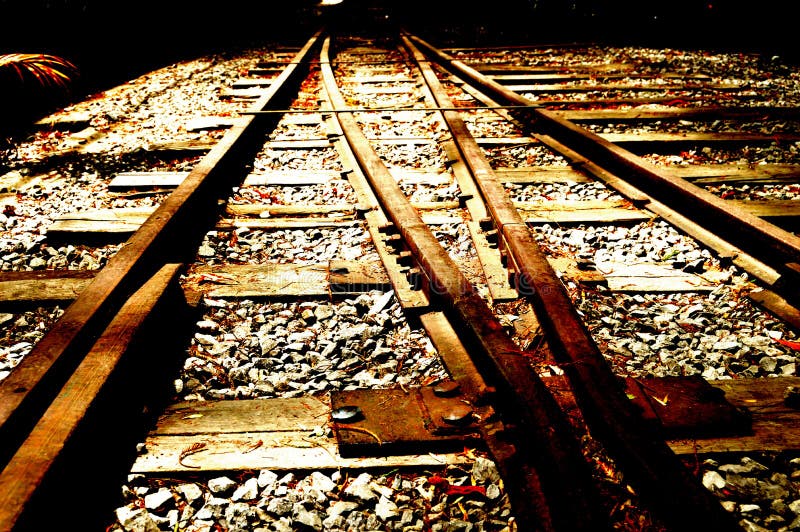 Train tracks stock photo. Image of rusty, transport, railroad - 84749108