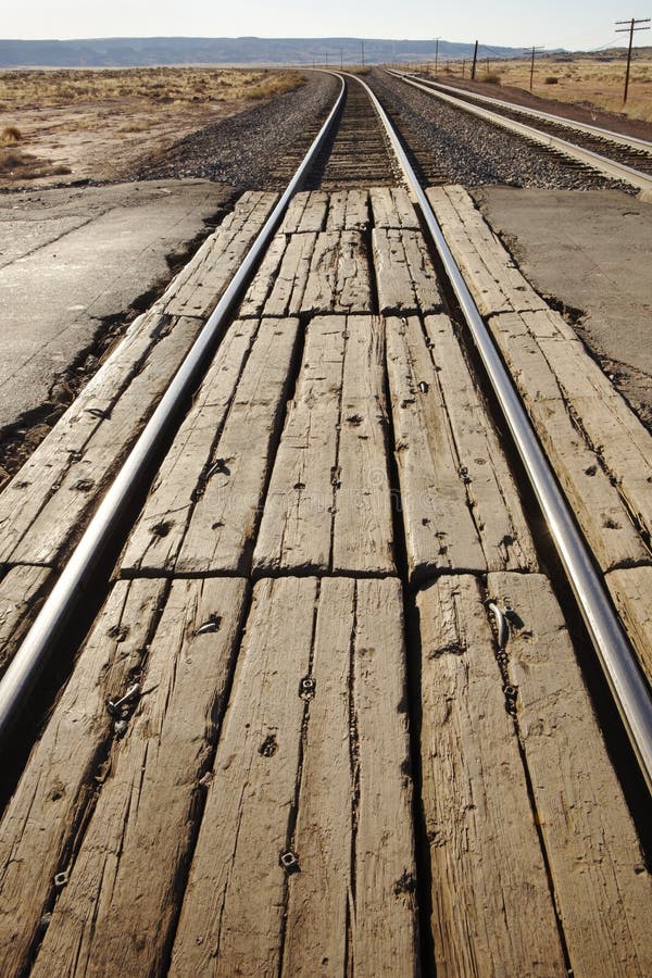 Train tracks USA stock image. Image of road, high, outside - 30850203