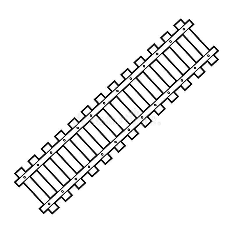 Train Tracks Vector Design Template Illustration Stock Vector ... Train Tracks Vector Design Template Illustration Stock Vector ...