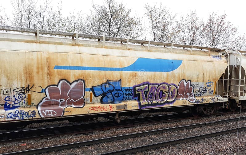 Train editorial stock photo. Image of rail, tracks, spray - 146410893