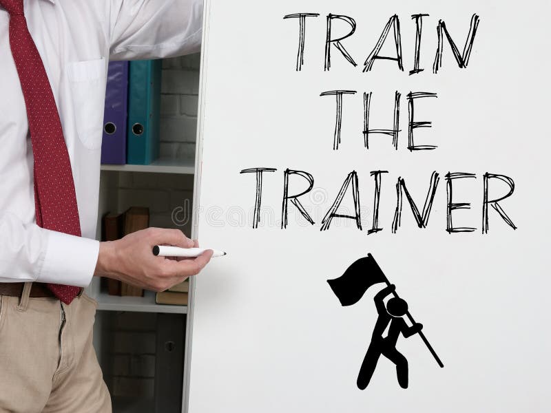 Train the Trainer is Shown Using the Text Stock Image - Image of ...