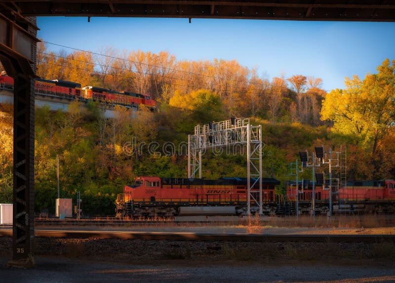 A Train that is on Some Tracks by Some Trees, and a Bridge Editorial ...