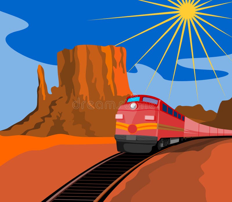 Speeding Train Sketch Style Stock Vector - Illustration of line ...