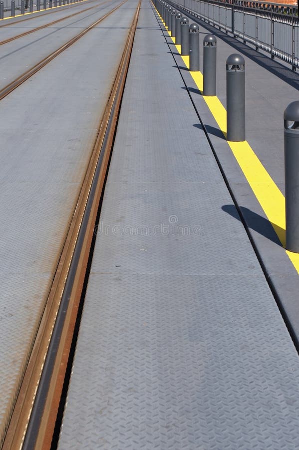 Train or trolley track stock photo. Image of transportation - 1665322