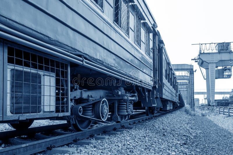 Train unloading dock stock image. Image of commercial - 144879285