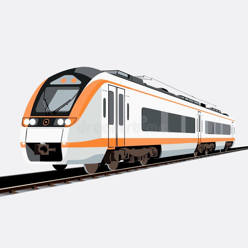 Train Vector Flat Minimalistic Asset Isolated Illustration Stock Vector ...