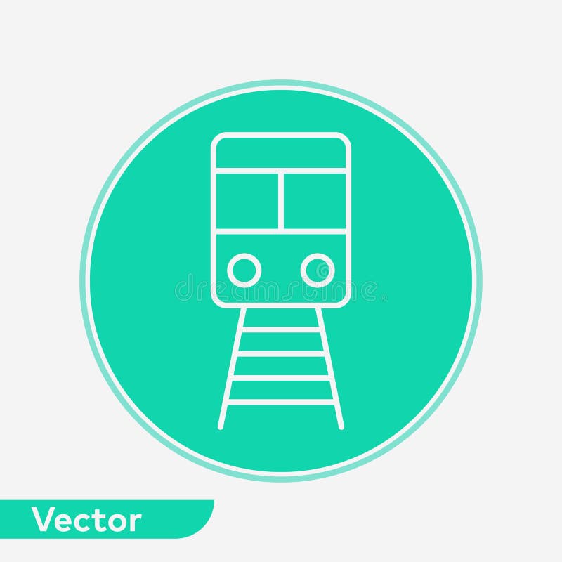 Train Vector Icon Sign Symbol Stock Vector - Illustration of background ...