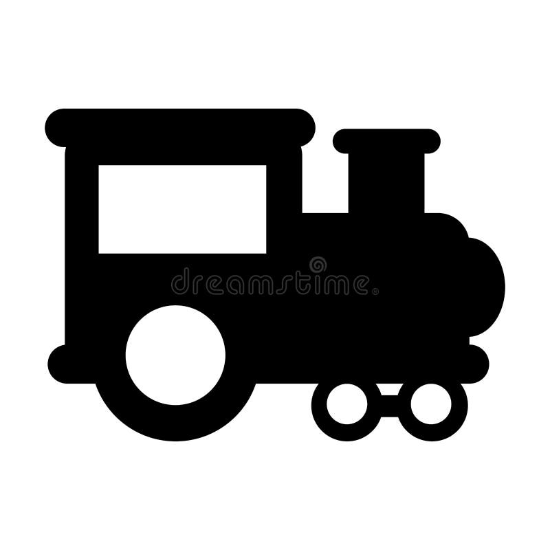 Train Vehicle Isolated Icon Stock Vector - Illustration of icon ...