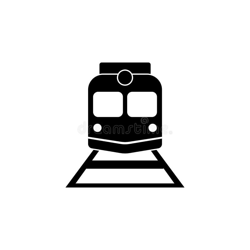 Train Top View Vector Flat Transport Railway. Cartoon Track Railroad ...