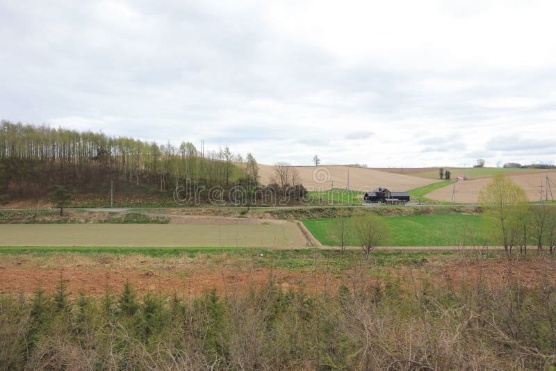 Train View at Japan Asahikawa To Furano Line Stock Image - Image of ...