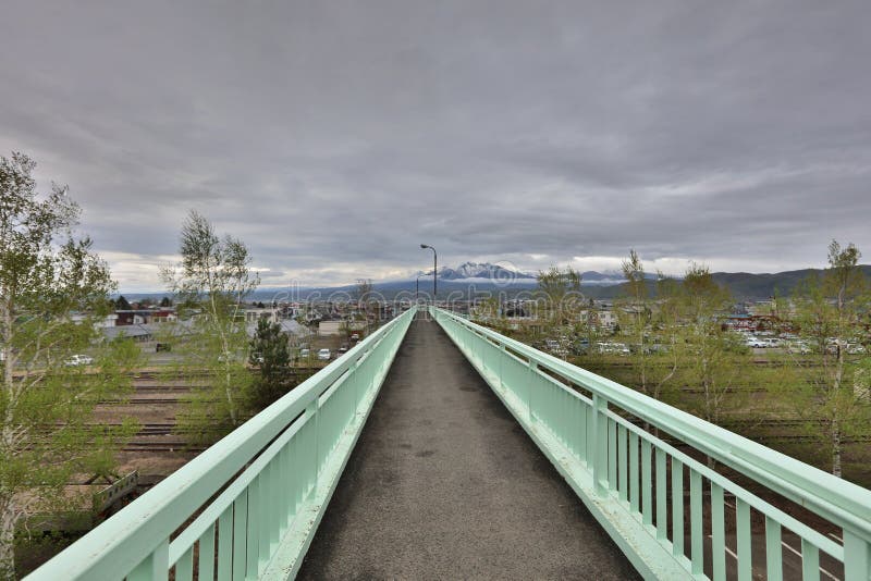 Train View at Japan Asahikawa To Furano Line Editorial Stock Photo ...